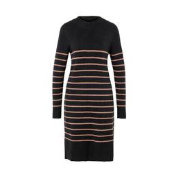 Tchibo - Gestreiftes Strickkleid - Damen - Gr. S - hellbraun/gestreift