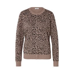 Tchibo - Bedruckter Feinstrick-Cardigan - Damen - Gr. L - hellbraun/print