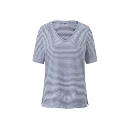 Tchibo - Gestreiftes Shirt - Damen - Gr. L - blau/gestreift