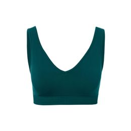 Tchibo - Seamless-Sport-Bustier - Damen - Gr. L - smaragdgr&uuml;n