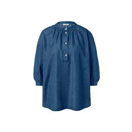 Tchibo - Bluse in Denimoptik - Damen - Gr. 38 - dunkelblau
