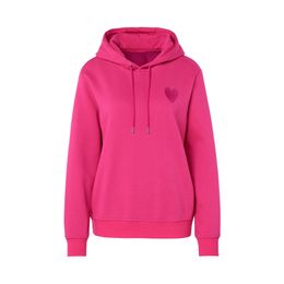 Tchibo - Hoodie mit Stickerei - Damen - Gr. M - pink