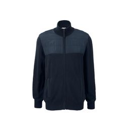 Tchibo - Strickjacke im Materialmix - Herren - Gr. XL - dunkelblau
