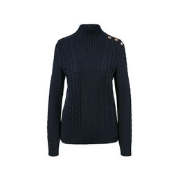 Tchibo - Strickpullover mit Kn&ouml;pfen - Damen - Gr. XL - dunkelblau