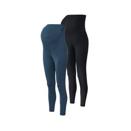 Tchibo - 2 Umstands-Leggings - Damen - Gr. M - dunkelblau