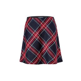 Tchibo - Karierter Jacquard-Rock - Damen - Gr. S - dunkelblau/kariert