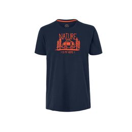 Tchibo - Funktions-T-Shirt - Herren - Gr. XL - dunkelblau/print
