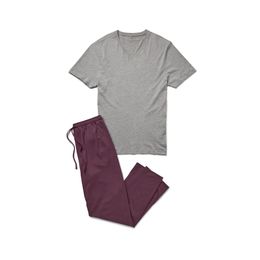 Tchibo - Pyjama - Herren - Gr. XXL - weinrot