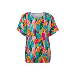 Tchibo - &Uuml;berschnittenes Blusenshirt - Damen - Gr. L - mehrfarbig/print
