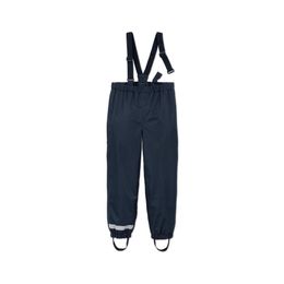 Tchibo - Regenhose mit abnehmbaren Tr&auml;gern - Gr. 134/140 - blau
