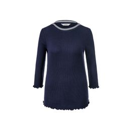 Tchibo - Shirt mit 3/4-Arm - Damen - Gr. M - dunkelblau