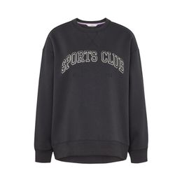 Tchibo - Sport-Sweatshirt - Damen - Gr. L - anthrazit/print