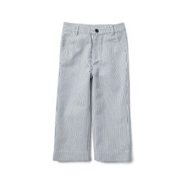 Tchibo - Kinder-Webhose - Kinder - Gr. 122 - wei&szlig;/gestreift