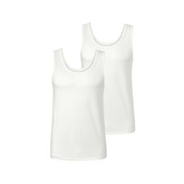 Tchibo - 2 Jersey-Unterhemden - Herren - Gr. Xxl/8 - wei&szlig;