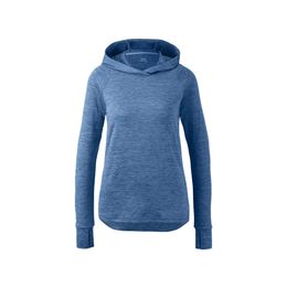 Tchibo - Funktionsshirt mit Kapuze - Damen - Gr. L - blau