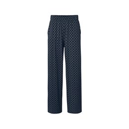 Tchibo - Bedruckte Palazzohose - Damen - Gr. L - dunkelblau/print
