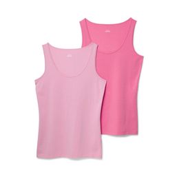 Tchibo - 2 Tops - Damen - Gr. M - rosa
