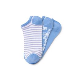 Tchibo - 3 Paar Sneakersocken - Damen - Gr. 39-42 - lila