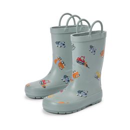 Tchibo - Kinder-Regenstiefel - Gr. 26-27 - grau/print