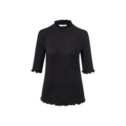 Tchibo - Halbarmshirt - Damen - Gr. S - schwarz