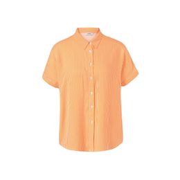Tchibo - Hemdbluse - Damen - Gr. 36 - orange/gestreift
