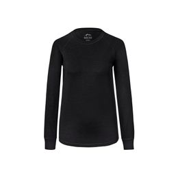 Tchibo - Funktionsshirt mit Wolle - Damen - Gr. XS - schwarz