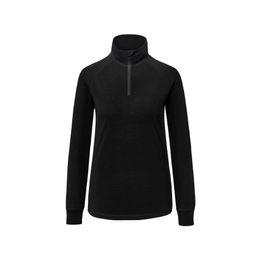 Tchibo - Funktionsshirt mit Merinowolle - Damen - Gr. M - schwarz