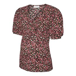 MAMALICIOUS - T-Shirt f&uuml;r Damen, Puff&auml;rmel (Schwarz)