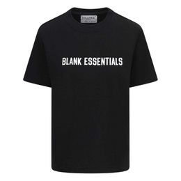 Blank Essentials - T-Shirt f&uuml;r Damen, &Uuml;bergro&szlig;er Boyfriend (Schwarz)