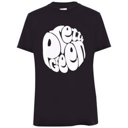 Pretty Green - T-Shirt f&uuml;r Herren, Rundhalsausschnitt (Schwarz)