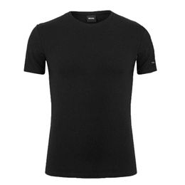 BOSS - T-Shirt f&uuml;r Herren, Rundhalsausschnitt, Jersey (Schwarz)