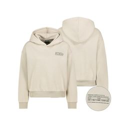 Sublevel Hoodie in Creme - 68% | Gr&ouml;&szlig;e M | Damen-sweatshirts-jacken