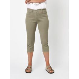Relaxed by Toni Caprihose "Meine beste Freundin" in Khaki - 43% | Gr&ouml;&szlig;e 42 | Damenhosen