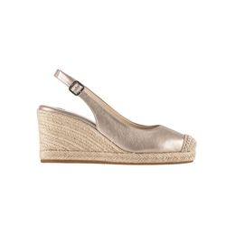 H&ouml;gl H&ouml;gl Leder-Keilpumps "Summer" in Beige - 49% | Gr&ouml;&szlig;e 36 | Pumps