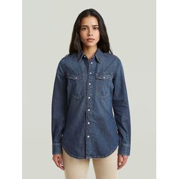 G-Star Raw G-Star Jeans-Hemd - Slim fit - in Dunkelblau - 55% | Gr&ouml;&szlig;e L | Damen-blusen