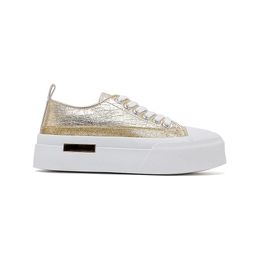 Sixth Sens Sneakers in Wei&szlig;/ Gold - 57% | Gr&ouml;&szlig;e 38 | Damen-sneakers