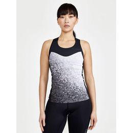 Craft Trainingstop "ADV Endur" in Schwarz/ Wei&szlig; - 51% | Gr&ouml;&szlig;e L | Damen-outdoor-tops-shirts