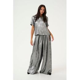 Kaffe Marlenehose in Silber - 81% | Gr&ouml;&szlig;e 38 | Damenhosen