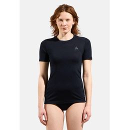 Odlo Funktionsunterhemd "Merino 160" in Schwarz - 37% | Gr&ouml;&szlig;e S | Damen-sportunterwaesche