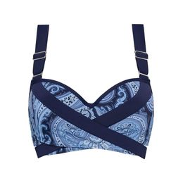 Marlies Dekkers Bikini-Oberteil in Hellblau/ Dunkelblau - 78% | Gr&ouml;&szlig;e 70E | Damen-bademode
