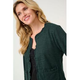 Cream Cardigan "Mellie" in Dunkelgr&uuml;n - 65% | Gr&ouml;&szlig;e L | Damen-pullover-cardigans