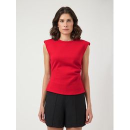 Y.A.S YAS Blusentop in Rot - 42% | Gr&ouml;&szlig;e XL | Damen-blusen