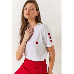 Bianco Lucci Shirt in Wei&szlig; - 50% | Gr&ouml;&szlig;e S | Damen-tops