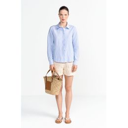 Rich & Royal Rich & Royal Bluse in Hellblau/ Wei&szlig; - 65% | Gr&ouml;&szlig;e 42 | Damen-blusen