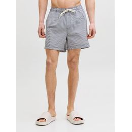 Jack & Jones Jack & Jones Badeshorts "Maui" in Dunkelblau/ Wei&szlig; - 32% | Gr&ouml;&szlig;e XXL | Herren-bademode-sport