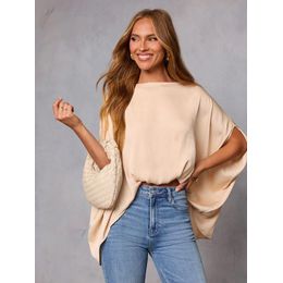 Milan Kiss Bluse in Beige - 60% | Gr&ouml;&szlig;e S | Damen-blusen