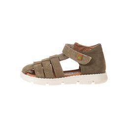 El Naturalista Leder-Halbsandalen in Khaki - 52% | Gr&ouml;&szlig;e 26 | Kindersandalen