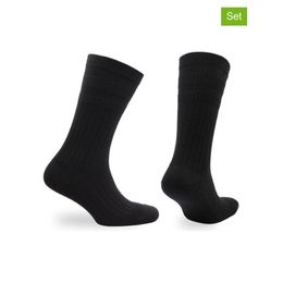 Norfolk 2er-Set: Trekkingsocken "Wicklow" in Schwarz - 27% | Gr&ouml;&szlig;e 39-42 | Damen-outdoor-ausruestung
