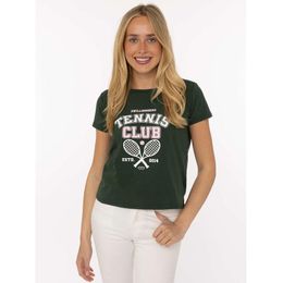 Zwillingsherz Shirt "Tennis Club" in Gr&uuml;n - 30% | Gr&ouml;&szlig;e L | Damen-tops