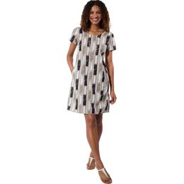 WITT WEIDEN Kleid in Taupe/ Schwarz - 50% | Gr&ouml;&szlig;e 40 | Damen-kleider